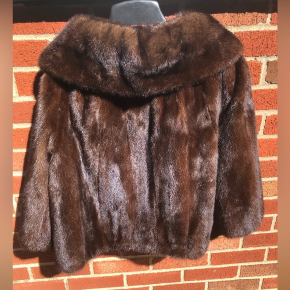 Jackets & Coats | Vintage 195s Chocolate Brown Mink Jacket | Poshmark